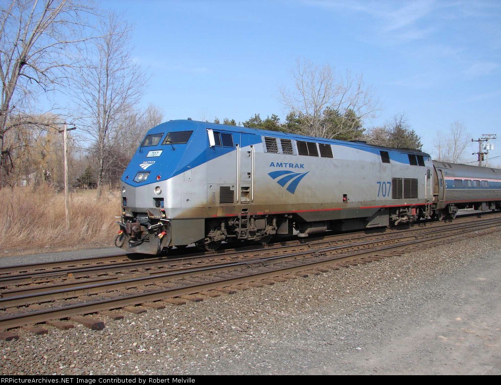 Amtrak 707 at Chili Jct